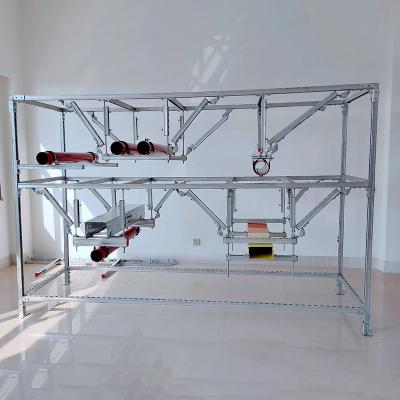 China 600-1200mm Galvanized Steel Seismic Support Bracket with 100-300mm Width for Earthquake Protection for sale
