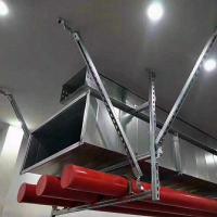 China Adjustable Galvanized Seismic Support Bracket 500kg Load Capacity 600-1200mm Length Range for sale
