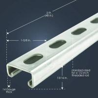 China Galvanized Metal Strut Channel C-Profile Steel 50mm-300mm Width Q195 Q235 Q345 Grade for Construction for sale