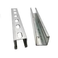 China Galvanized Standard Slotted C Channel Steel for Construction - Carbon Steel with ±3% Tolerance and Custom Sizes for sale