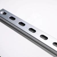 China Perforated Carbon Steel Strut C Channel 50-300mm Width Galvanized for Construction GB/T ASTM A36 Standards for sale