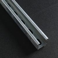 China 50-300mm Carbon Steel C Profile Metal Strut Channel - Galvanized Construction Support with ±3% Tolerance for sale