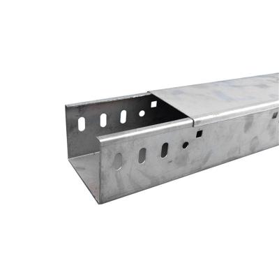 China Hot Dip Galvanized Steel Ladder Cable Tray with 50kg/m Load Capacity and Powder Coated Finish - 100mm/200mm Width Options for sale