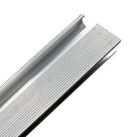 China Universal Aluminum Alloy Solar Panel Mounting Rail 3 Meters Length 21mm Height with 1000kg Load Capacity for sale