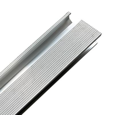 China Universal Aluminum Alloy Solar Panel Mounting Rail 3 Meters Length 21mm Height with 1000kg Load Capacity for sale