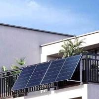China Tiltable Solar Panel Mounting Brackets 10-60 Degree Adjustable Angle with 60m/s Wind Load Capacity for sale