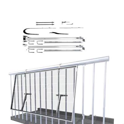 China Roof Adjustable Solar Panel Tilt Mount Brackets 60m/s Wind Load 1.4kN/m² Snow Load Aluminum Alloy for sale