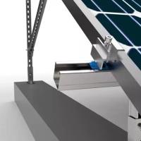 China Customizable Aluminum Solar Panel Roof Mounting Bracket - 60 m/s Wind Load, 1.4 kN/m² Snow Load, 10-60° Tilt Angle for sale