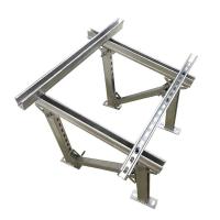 China Aluminum Solar Panel Brackets with 10-60° Tilt Angle, 60m/s Wind Load for Roof Installation for sale