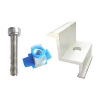 China Aluminum Solar Panel Mounting Brackets - Various Sizes, 1 Year Warranty, ISO9001 Certified for Easy Installation for sale