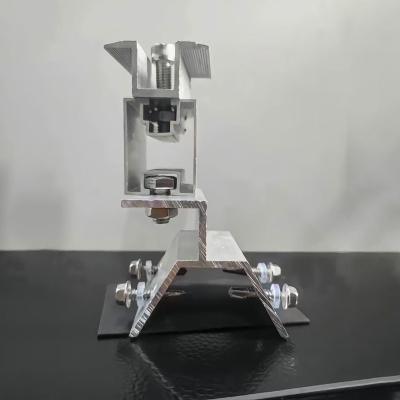 China Lightweight Silver Solar Panel Brackets - Aluminum Alloy Construction with 1-Year Warranty and Various Sizes for Photovoltaic Installation for sale
