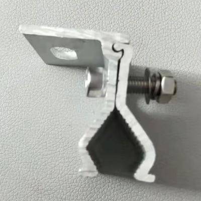 China Lightweight Aluminum Solar Panel Mounting Brackets with 1-Year Warranty and Various Sizes for Secure Photovoltaic Installation for sale