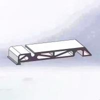 China Surface Mount Aluminum Alloy Solar Roof Drainage Channel with 10-Year Warranty and Customizable Sizing for sale