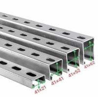 China Seismic Support C-Type Steel with 80-160mm Height Range and 65μm Zinc Coating for Earthquake-Resistant Building Structures for sale