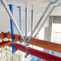 China Steel Perforated Ladder Cable Tray 100-900mm Width with 50kg/m Load Capacity for Industrial Construction for sale
