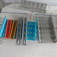 China Square Trough Cable Tray 100mm/200mm Width 50mm Depth with Customizable Options for Industrial Cable Management for sale