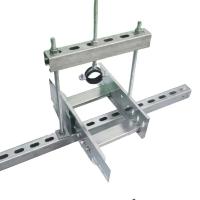 China Adjustable Seismic Bracket 4 Inch Steel Galvanized High Corrosion Resistance 500 lbs Capacity for sale