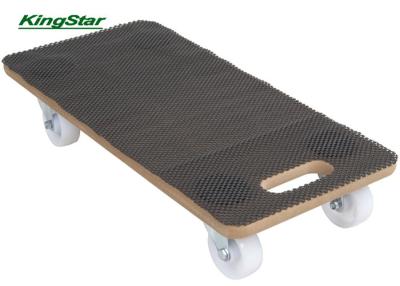 China Home Office Transport 4 Wheel Furniture Dolly With Anti Slip Pad And Rubber Mat for sale