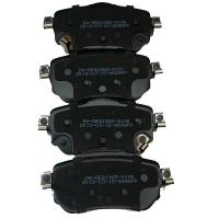 China Reference NO. P14823.02 Ceramic Low Metal Disc Brake Pads for OE 440603981R 440605889R for sale