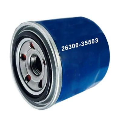 China Japanese Spare Parts Oil Filter for Car ACCENT OE 26300-35503 Reference NO. 12307010G for sale