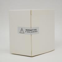 China Matte Silver Polyester Proof Tamper Evident Void Security Seal Label Sticker for sale