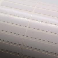 China Polyimide High Temperature Adhesive Labels 31.5mmx6.35mm 1mil  White Matte Stickers for sale