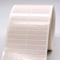 China Polyimide High Temperature Adhesive Labels 31.5mmx6.35mm 1mil  White Matte Stickers for sale