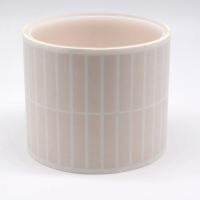 China Polyimide High Temperature Adhesive Labels 31.5mmx6.35mm 1mil  White Matte Stickers for sale