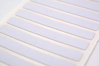 China 50.8x6.35mm High Temperature Adhesive Labels 1mil White Gloss Polyimide Label For Anti-Static for sale