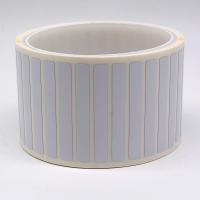 China 50.8x6.35mm High Temperature Adhesive Labels 1mil White Gloss Polyimide Label For Anti-Static for sale