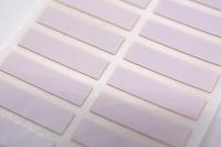 China 19mmx5mm 1mil  White Matte High Temperature Resistant Polyimide Label for sale