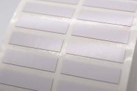 China 19mmx5mm 1mil  White Matte High Temperature Resistant Polyimide Label for sale