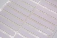 China 38mmx6mm 1mil  White Matte High Temperature Resistant Polyimide Sticker for sale