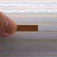 China 25x6mm 2mil White Gloss High Temperature Resistant Polyimide Label For Anti-Static for sale