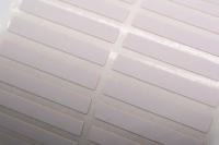 China 25mmx4mm High Temperature Adhesive Labels 1mil White Matte Polyimide for sale