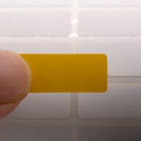 China 25mmx10mm High Temperature Adhesive Labels 1mil White Matte Polyimide Material for sale