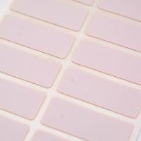 China 25mmx10mm High Temperature Adhesive Labels 1mil White Matte Polyimide Material for sale
