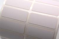China 25mmx10mm High Temperature Adhesive Labels 1mil White Matte Polyimide Material for sale