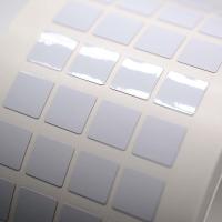 China 9.5mmx9.5mm 1mil Blue Gloss High Temperature Resistant Polyimide Label for sale