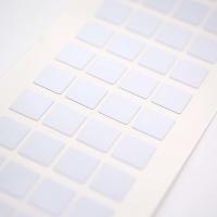 China 9.5mmx9.5mm 1mil Blue Gloss High Temperature Resistant Polyimide Label for sale