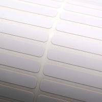 China 35mmx6mm Thermal Transfer Adhesive Label 1mil White Matte High Temperature Resistant With Polyimide for sale