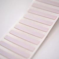 China 28mmx4mm, 2mil  White Gloss High Temperature Resistant Polyimide Label for sale