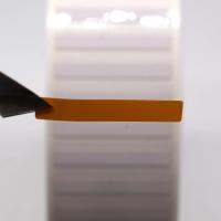 China 28mmx4mm, 2mil  White Gloss High Temperature Resistant Polyimide Label for sale