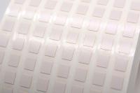China 4mmx5mm Permanent Adhesive Label 1mil  White Matte High Temperature Resistant Polyimide Label For 8 Row for sale