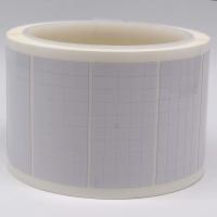 China 5.5mmx5.5mm Permanent Adhesive Label 1mil White Gloss High Temperature Resistant Polyimide Label for sale