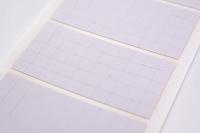 China 5.5mmx5.5mm Permanent Adhesive Label 1mil White Gloss High Temperature Resistant Polyimide Label for sale