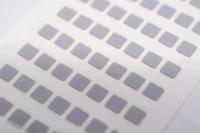 China 3mmx3mm 1mil  White Matte High Temperature Resistant Polyimide Label for sale