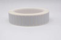 China 23.5mmx7mm Permanent Adhesive Label 1.5mil White Matte High Temperature Resistant Polyimide Label for sale
