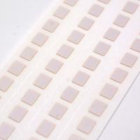 China 4x5mm Thermal Transfer Adhesive Label 1mil White Matte Anti Static Polyimide Label for sale