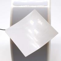 China 37x37mm Permanent Adhesive Label 2mil White Matte Polyimide Label For Metal for sale
